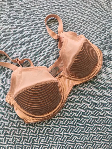 Spiral Stitch Lingerie Bra Suspender Belt And Knickers Pip