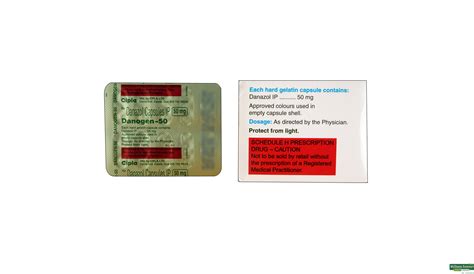 Buy Danogen 50mg 10 Capsules Online At Best Prices Wellness Forever