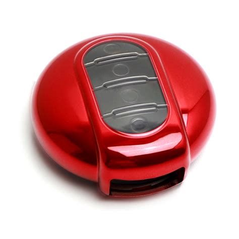 Chrome Red Tpu Key Fob Case For 14 15 Up Mini Cooper F55 F56 F60 Coun —