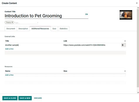 Create New Course In Odoo Elearning Odoo V Enterprise