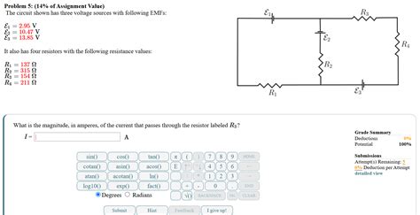 solved problem 5 14 of ﻿assignment value the circuit