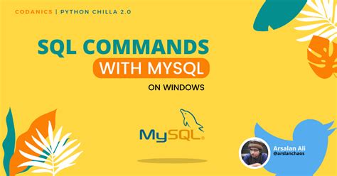 Github Arslankas Sql With Mysql A Brief Introduction Of Sql With Mysql On Windows