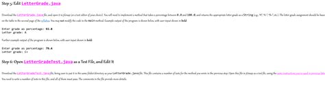 Solved Lmport Javautilscanner Public Class Lettergrade