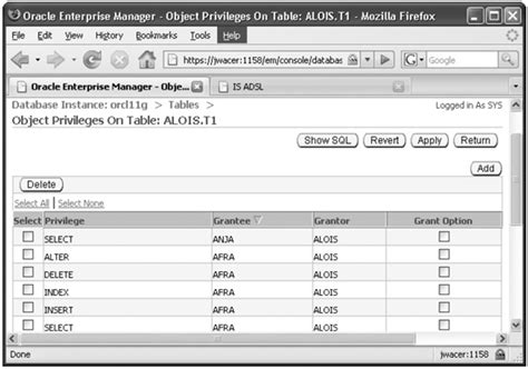 Oracle Certificación Blog 1z 052 8 2 Conceder Y Revocar Privilegios