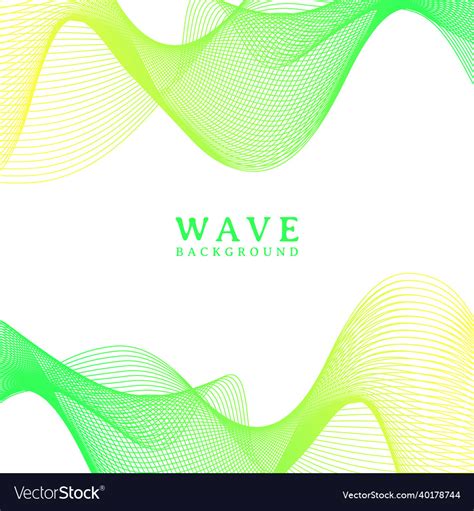 Abstract Colorful Wavy Line Flowing Background Vector Image