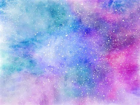 Unicorn Rainbow Wave Background Mermaid Galaxy Pattern Stock Vector