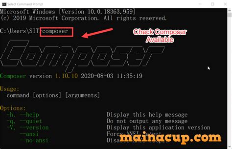 การติดตั้ง Php Codeigniter 4 ด้วย Composerhow To Download And Install