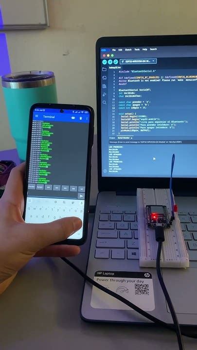 Prendiendo Un Led Desde El Celular Arduinos Arduinoproject Smartphone Youtube