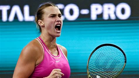China Open Aryna Sabalenka Sees Off Paolini To Progress To The