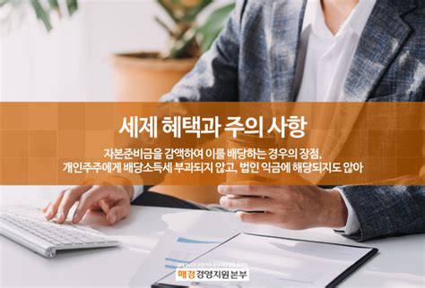 자본준비금과 이익준비금의 감액배당 방법 총정리 네이버 블로그