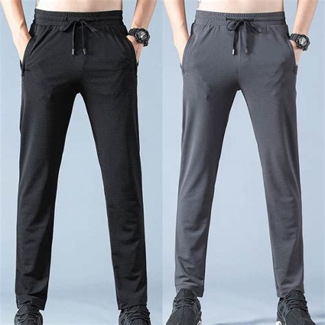 드레시백 트리니티 시즌2 드라이핏 긴바지 여름 데일리 냉장고 일자 팬츠 빅사이즈 커플 남녀공용 냉감 트레이닝복 밴딩 나일론 츄리닝 운동복 남자 쿨바지