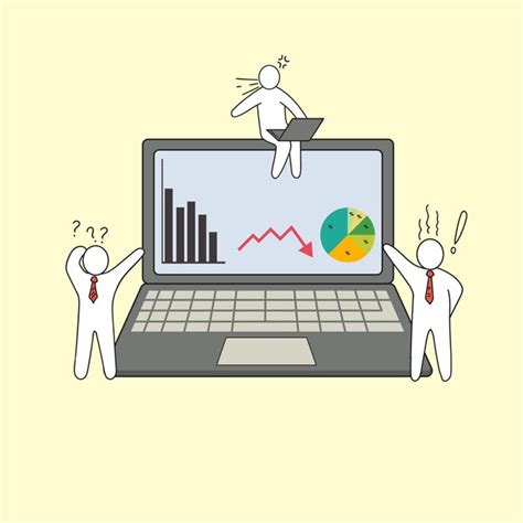 팀 손으로 그린 그림 스틱맨 직원 논의 스틱맨 사무원 프리미엄 벡터