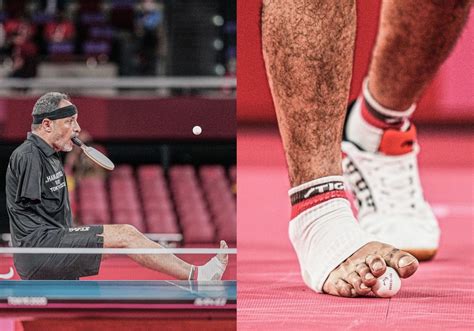 Этот египетский спортсмен стал чудом Паралимпиады ведь он играет в настольный теннис без рук