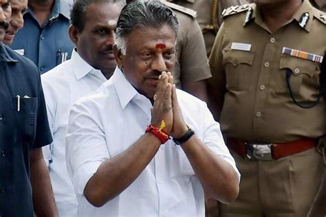 O Panneerselvam Dismisses Mk Stalins Saffronisation Charge Against Bjp