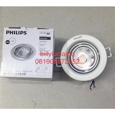 Jual Lampu Philips Spotlight Pomeron 7W 7Watt 7 W 7 Watt 59776 Original Shopee Indonesia