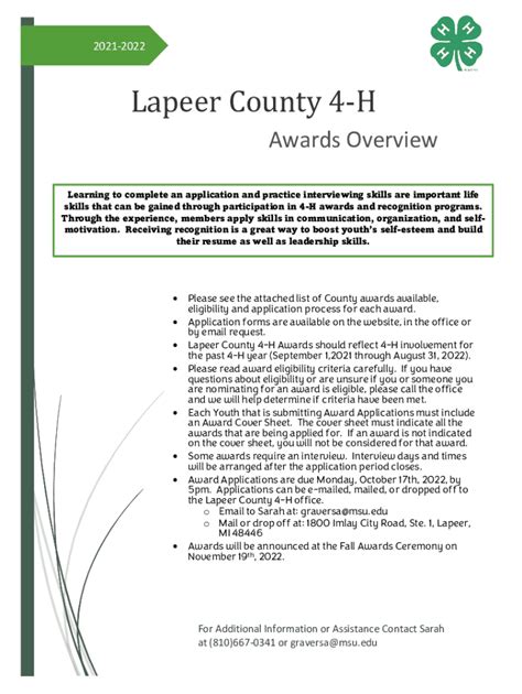 Fillable Online Pdf Developing Passion Finding Purpose Inspiring Others 4 H Fax Email Print