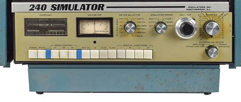 Simulator 240 Analog Computer With Patchboard
