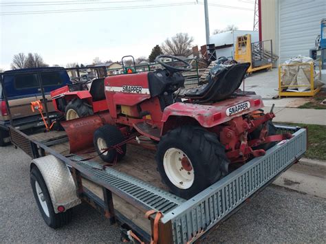 New Acquisition Snapper 1855 W Snowplow And 3ph Garden Tractor Forums