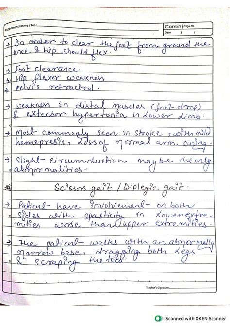 Abnormal Gait Patterns Sana S Wåri Bpt 2nd Yr Kmch Ppt 1pdf