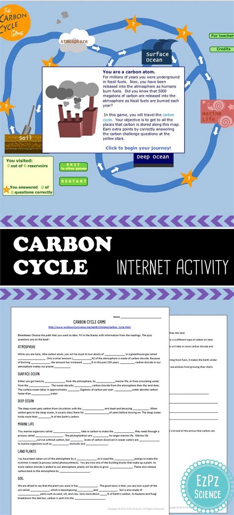 Online Carbon Cycle Teaches Students About The Journey Of A Carbon Atom