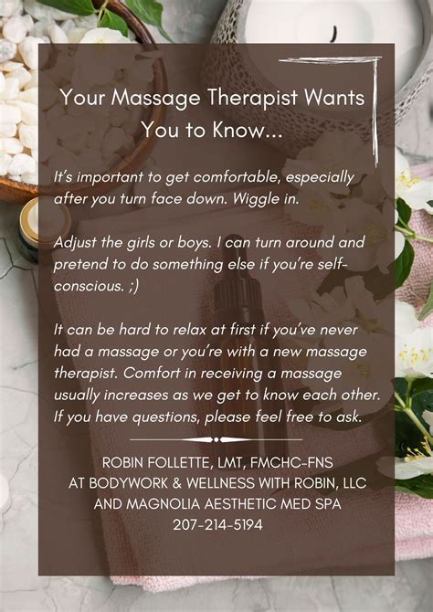 Bodywork And Wellness With Robin Llc Waite Me