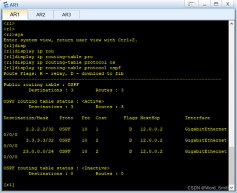 Ospf基础配置实验实验 1161基本 Ospf 配置实验 Csdn博客