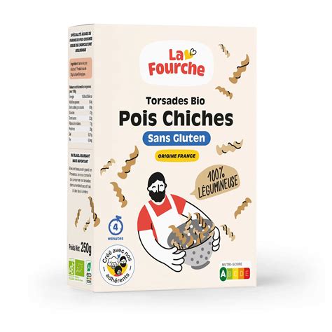 Torsades De Pois Chiches Bio La Fourche
