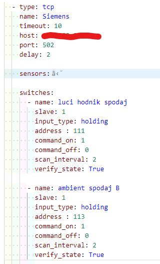 Modbus Switch Config Errors Configuration Home Assistant Community