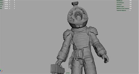 Alien Kane Spacesuit 3d Model 20 Fbx Max Ma Obj Free3d