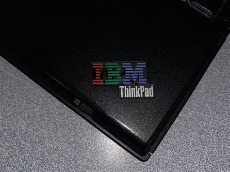 The Colorful Ibm Emblem On Old Thinkpads Nostalgia
