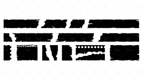 16 Jagged Rectangle Shapes Graphics Motion Array