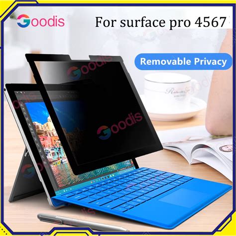 Privasi Boleh Tanggal Removable Privacy Screen Protector For Microsoft Surface Pro 4 5 6 7 12 8