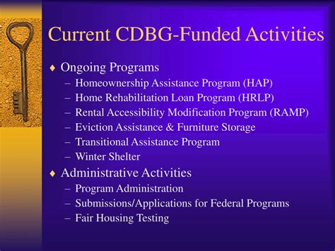 Ppt Community Development Block Grant Cdbg Program Powerpoint