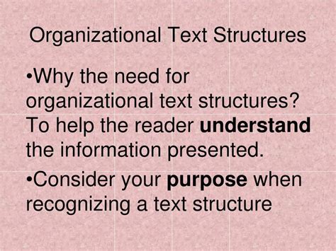 Ppt Organizational Text Structures Powerpoint Presentation Free Download Id 524984
