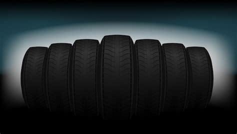 Premium Vector Realistic Car Tires Banner Template
