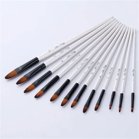 Juego de pinceles de nailon para dibujo pinceles acrílicos para dibujo