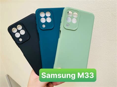 Ốp Lưng Samsung Galaxy M33 Silicon Dẻo Nhiều Màu Bảo Vệ Camera