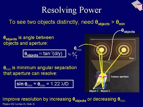 Physics 102 Lecture 21 Diffraction Gratings Resolving Power