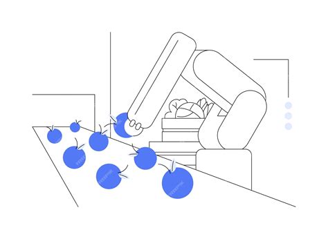 premium vector sorting and packing robots abstract concept vector