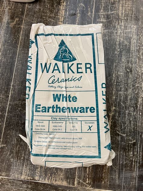 Walker White Earthenware Pottery Paints