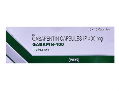 Gabapin 400 Gabapentin Tablet 10 Tablets At ₹ 400 Stripe In Nagpur Id 2854198506455