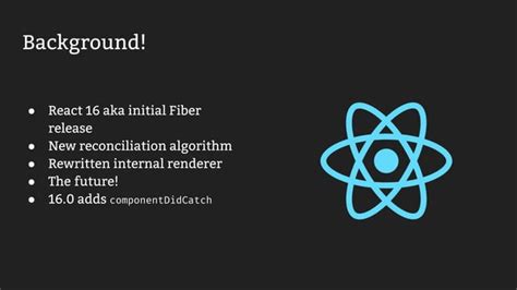 componentdidcatch and error boundaries in react v16 ppt
