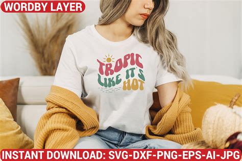 Tropic Like Its Hot Svg Design Graphic By Svghouse · Creative Fabrica