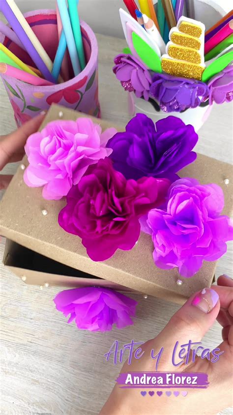 Que Hacer En Rosas Flores De Papel Cómo Hacer Flores De Papel Con