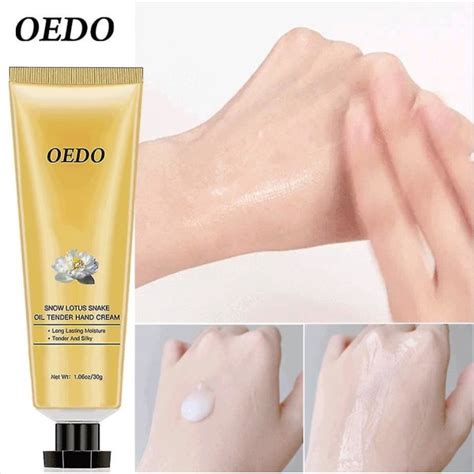 Oedo Snow Lotus Snake Oil Smoothing Hand Cream Moisturizing Hand Cream ...