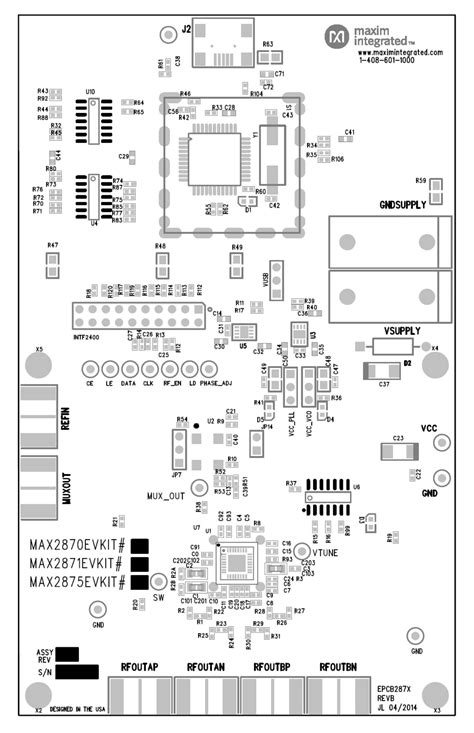 Max2870 71 Eval Kits Datasheet By Maxim Integrated Digi Key Electronics