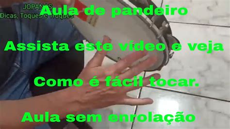 Como Tocar Pandeiro Aula De Pandeiro 94 Pandeiro YouTube