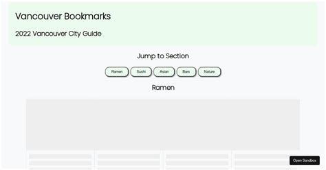 React Codesandbox