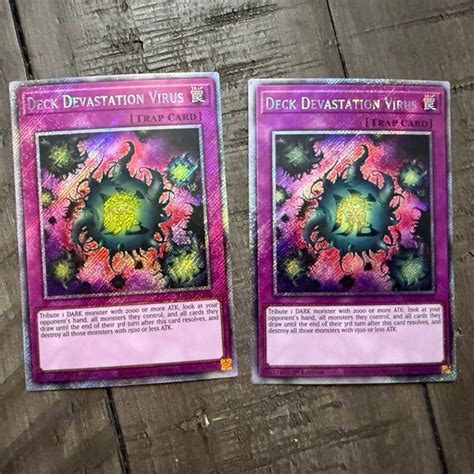 Yu Gi Oh Games Deck Devastation Virus Trap Cards Poshmark