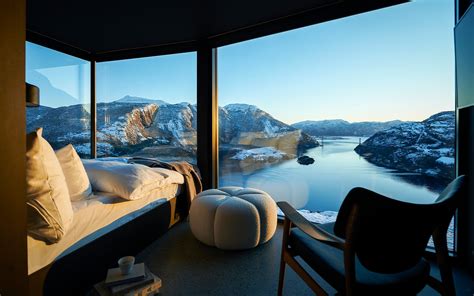 Cabin Fever At The Bolder Luxury Cabins Hovering Over The Fjords